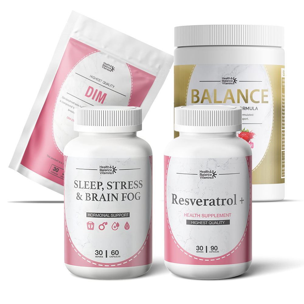 PCOS & Menopause Wellness Bundle | (UK) Health & Balance Vitamins